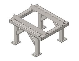 Technical drawing: weldment assembly with multiple parts