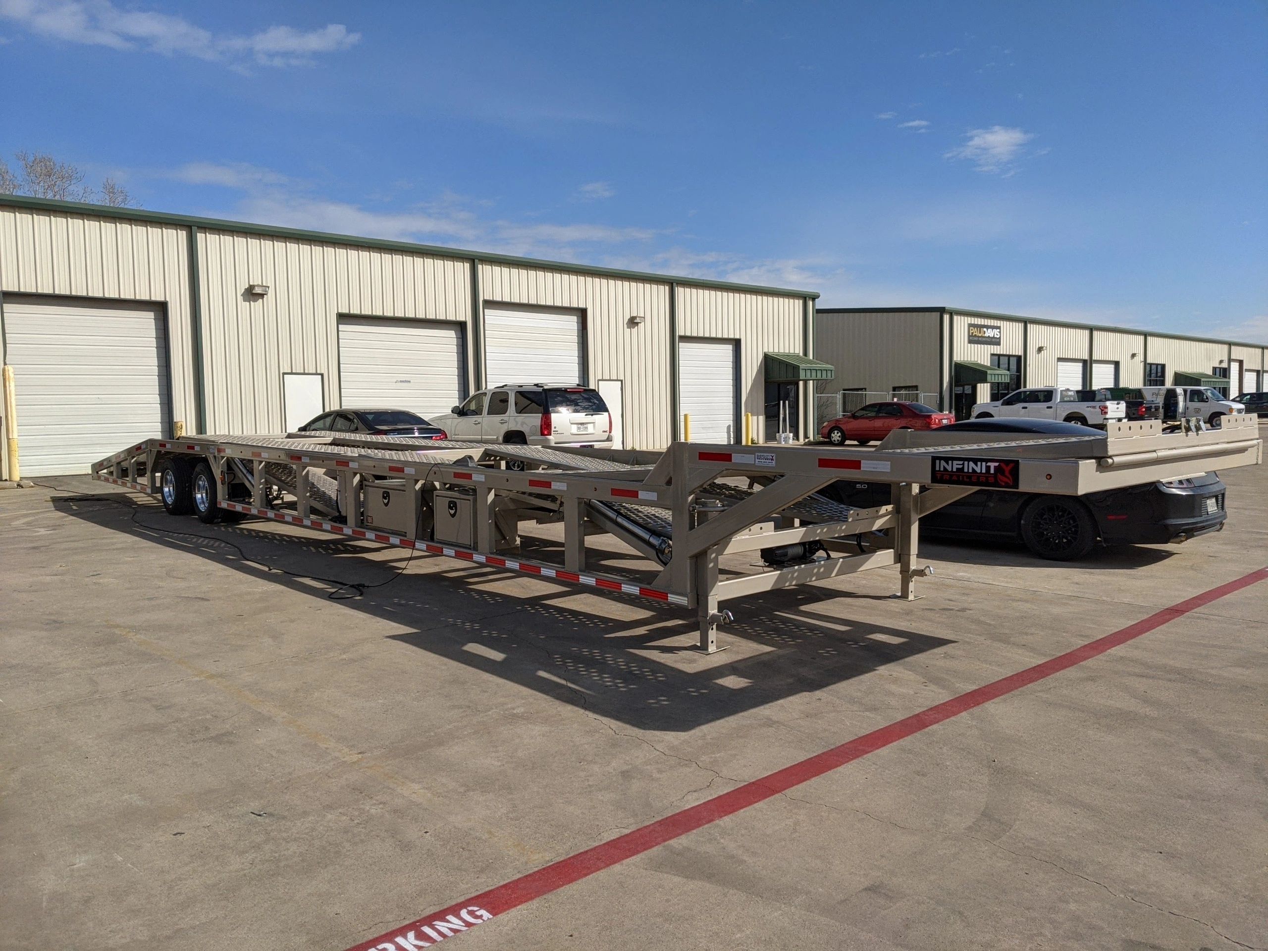 CAD Design: 5 Car Hauler Trailer