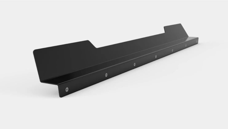 Custom ducktail style spoiler design