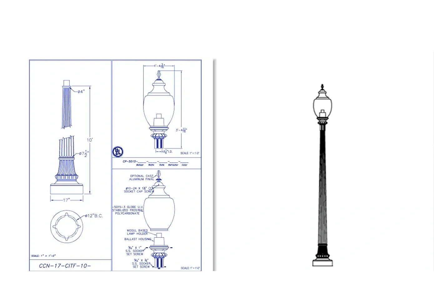 Beacon Light Strap CAD Design.