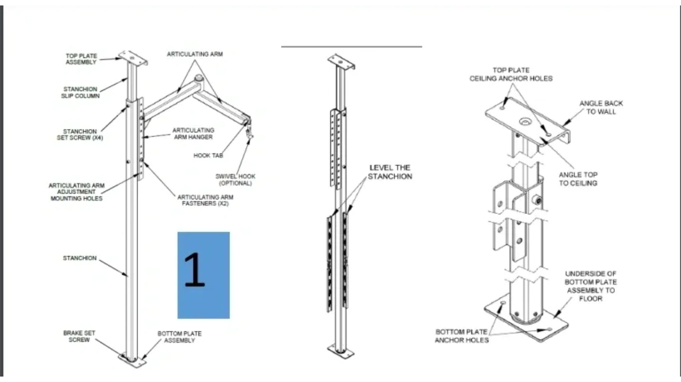 3D mechanical representation with swivel feature