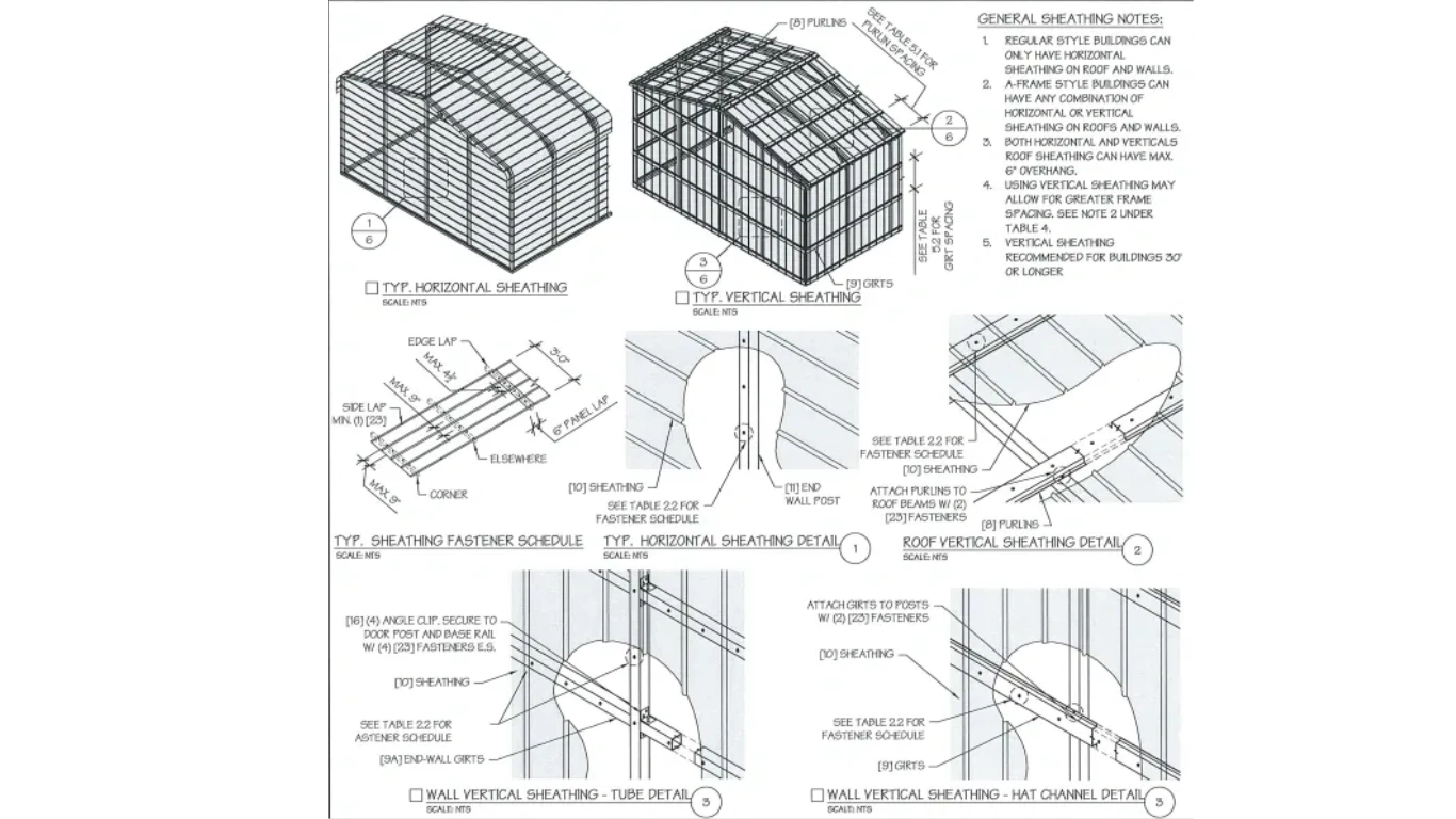 Structure Design for Metal Building Calculations
