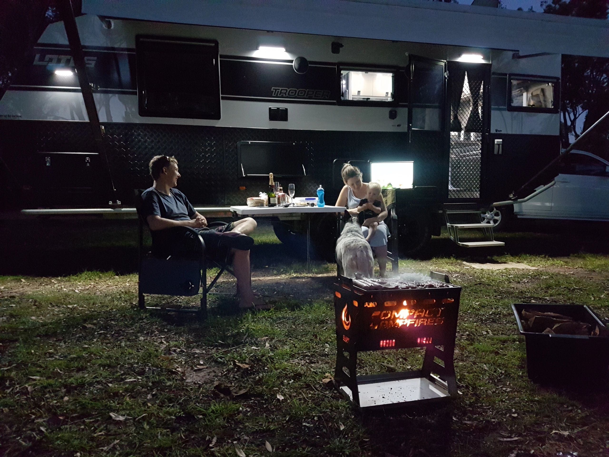 Portable Firepit - Firepit, BBQ, Camping, Cooking, Campfire | Compact ...