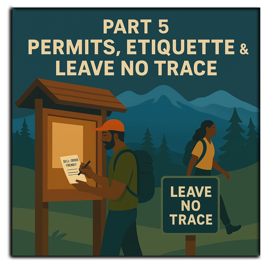 Part 5: Permits, Trail Etiquette & Leave No Trace