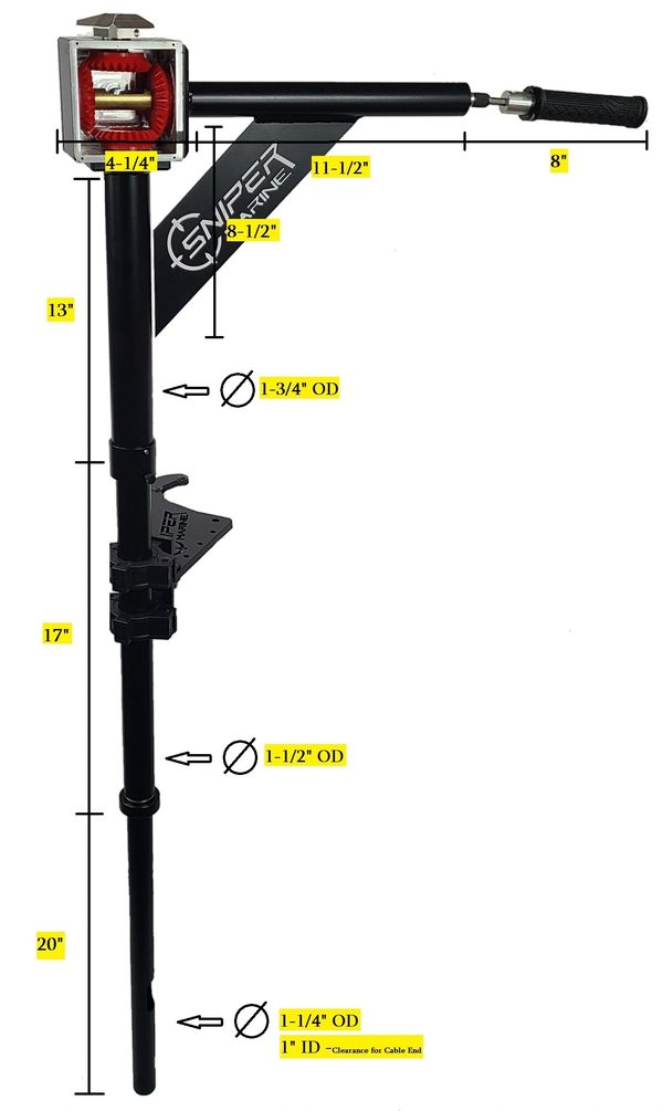 Sniper Marine LLC - Sniper Pole, Livescope Pole, Sniper Marine