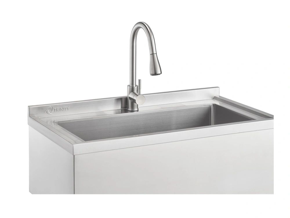 TRINITY Large Stainless Steel Utility Sink
