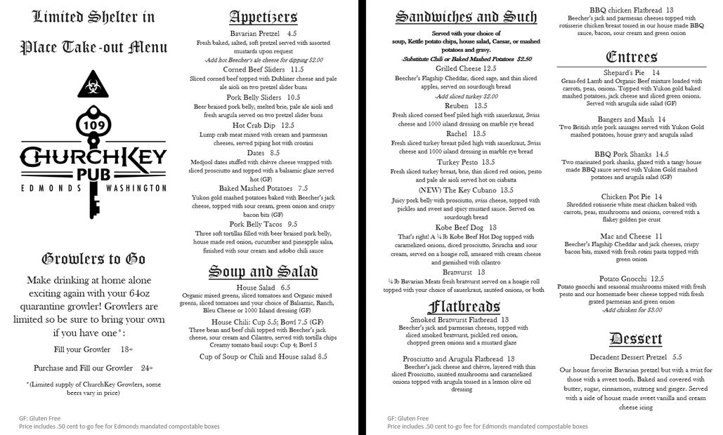 PUB FARE | Churchkey Pub