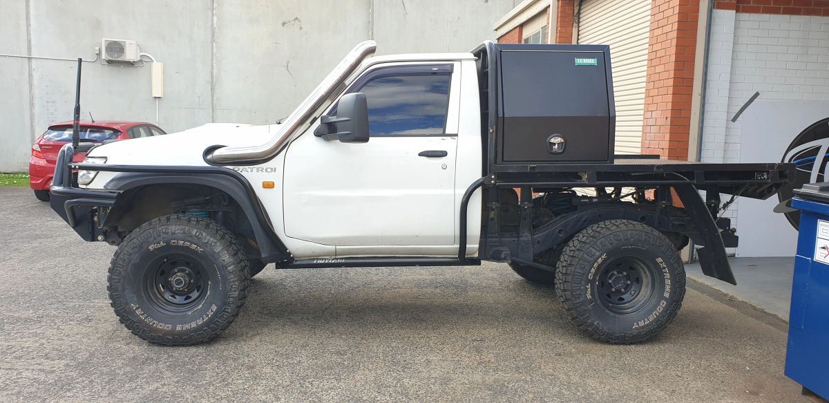 GU Ute sliders and scub rails