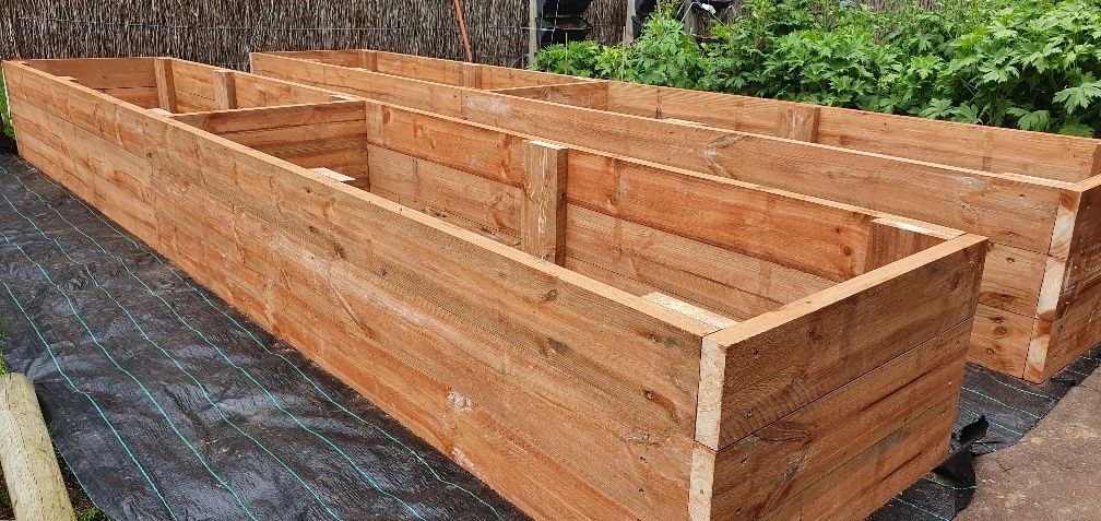 Raised Garden Bed - ACQ treated Pine 6m long x 1.2m wide x 0.6m high ...