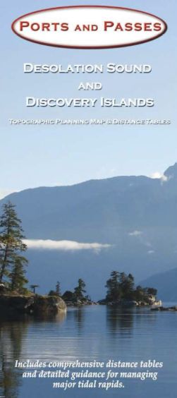 Desolation Sound and Discovery Islands Topographic Planning Map ...