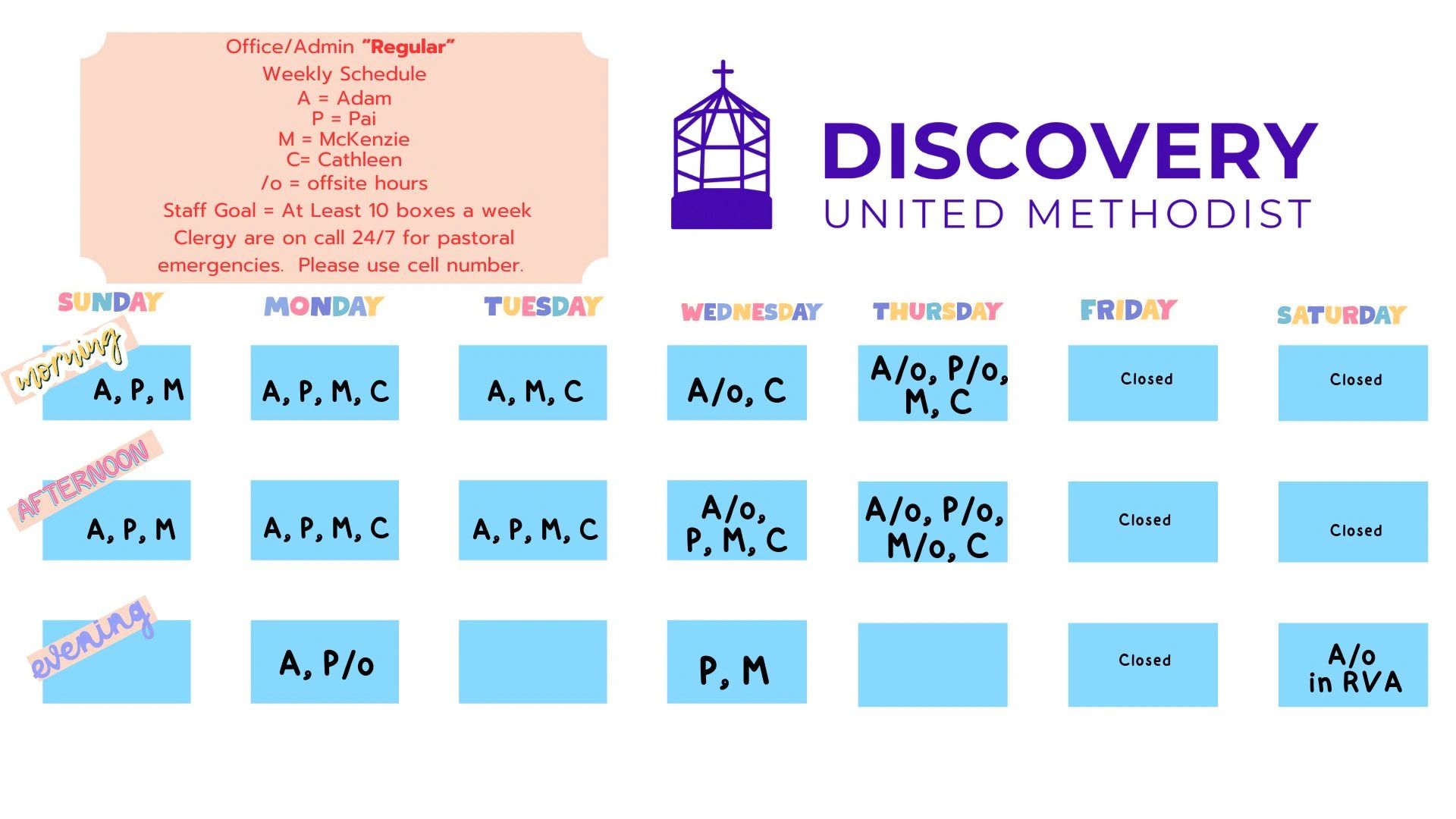 Our Team | Discovery United Methodist Church