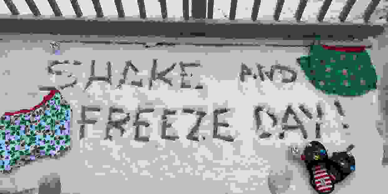 shake and freeze fundraiser!