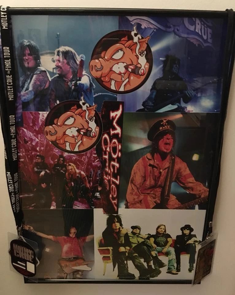 Motley Crue Final Tour Poster Cartoon