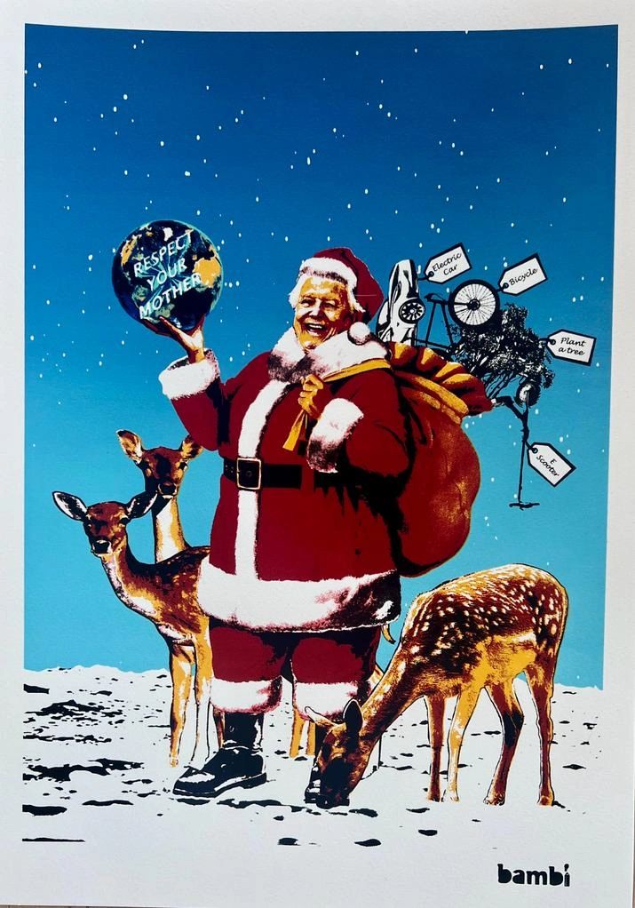 SOLD OUT - DAVID SANTA WITH BAMBI