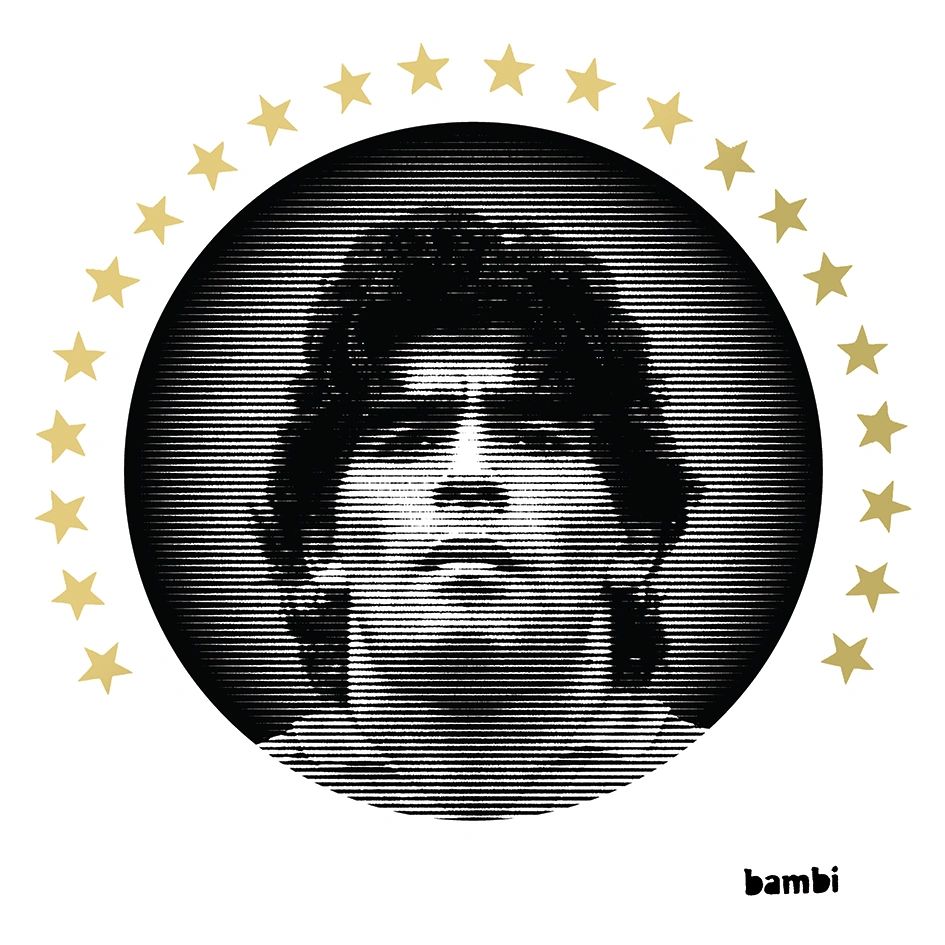 SOLD OUT - MARADONA- Small silk screen ( Monochrome ) - 20 available