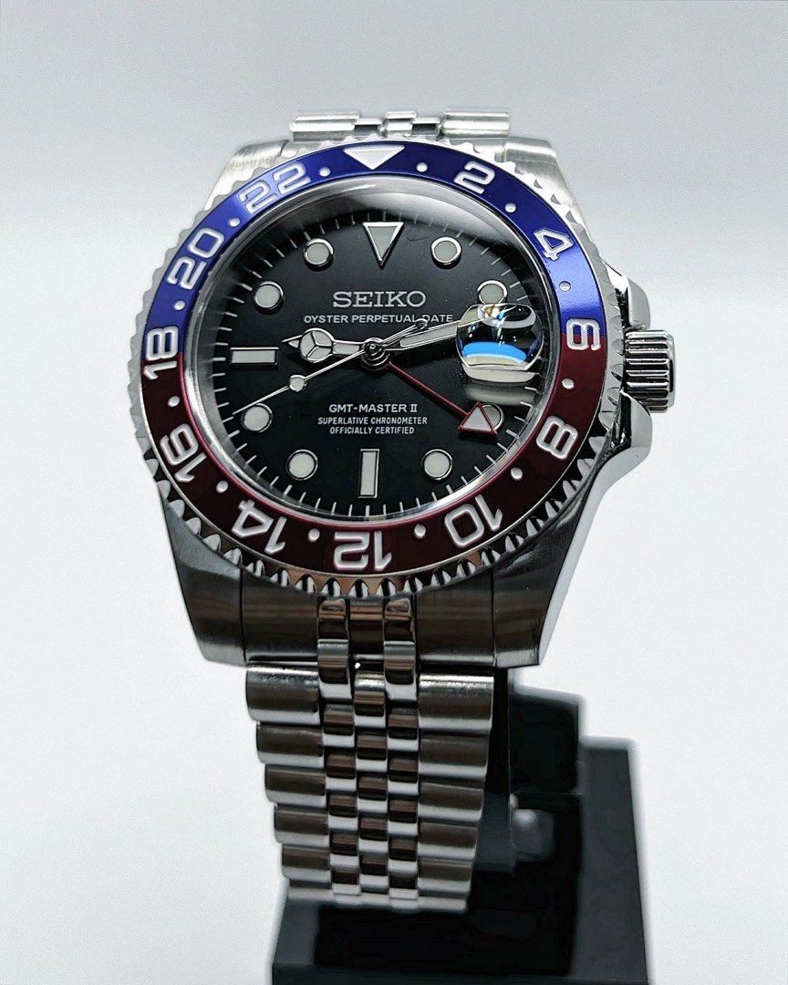 SEIKO MOD WATCH - GMT PEPSI