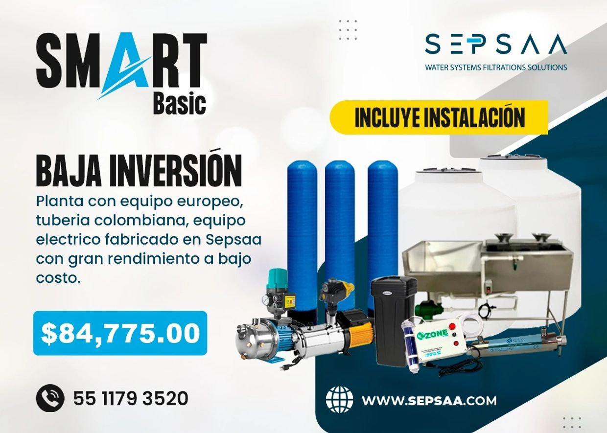 SMART BASIC | SEPSAA Servicio especializado en purificadoras de agua