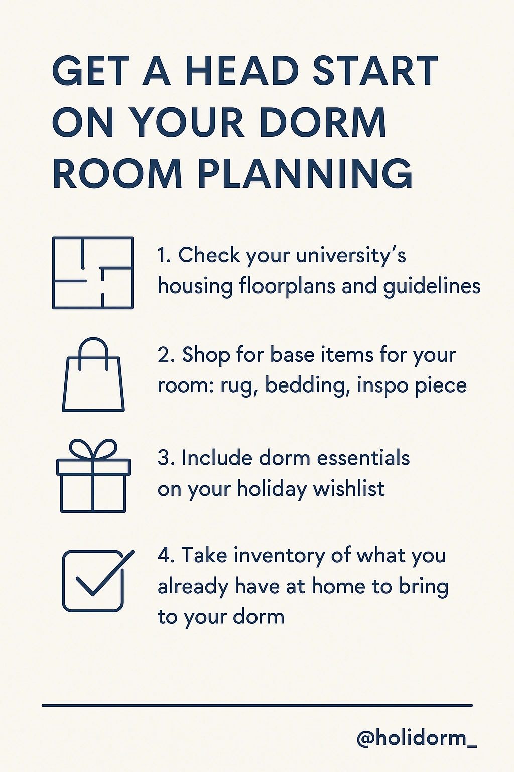 How to Start Planning Your Dorm Room Now