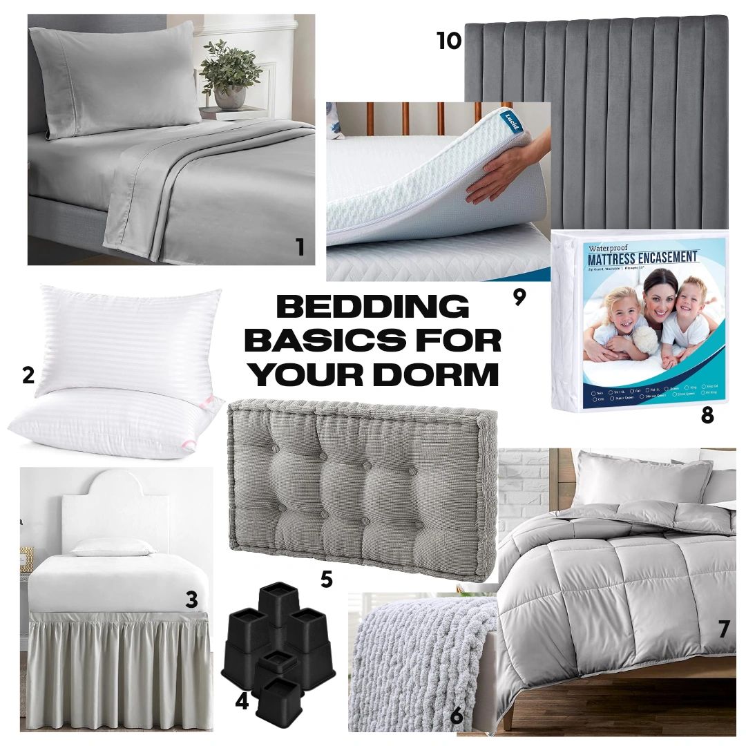 Bedding Basics for your Dorm