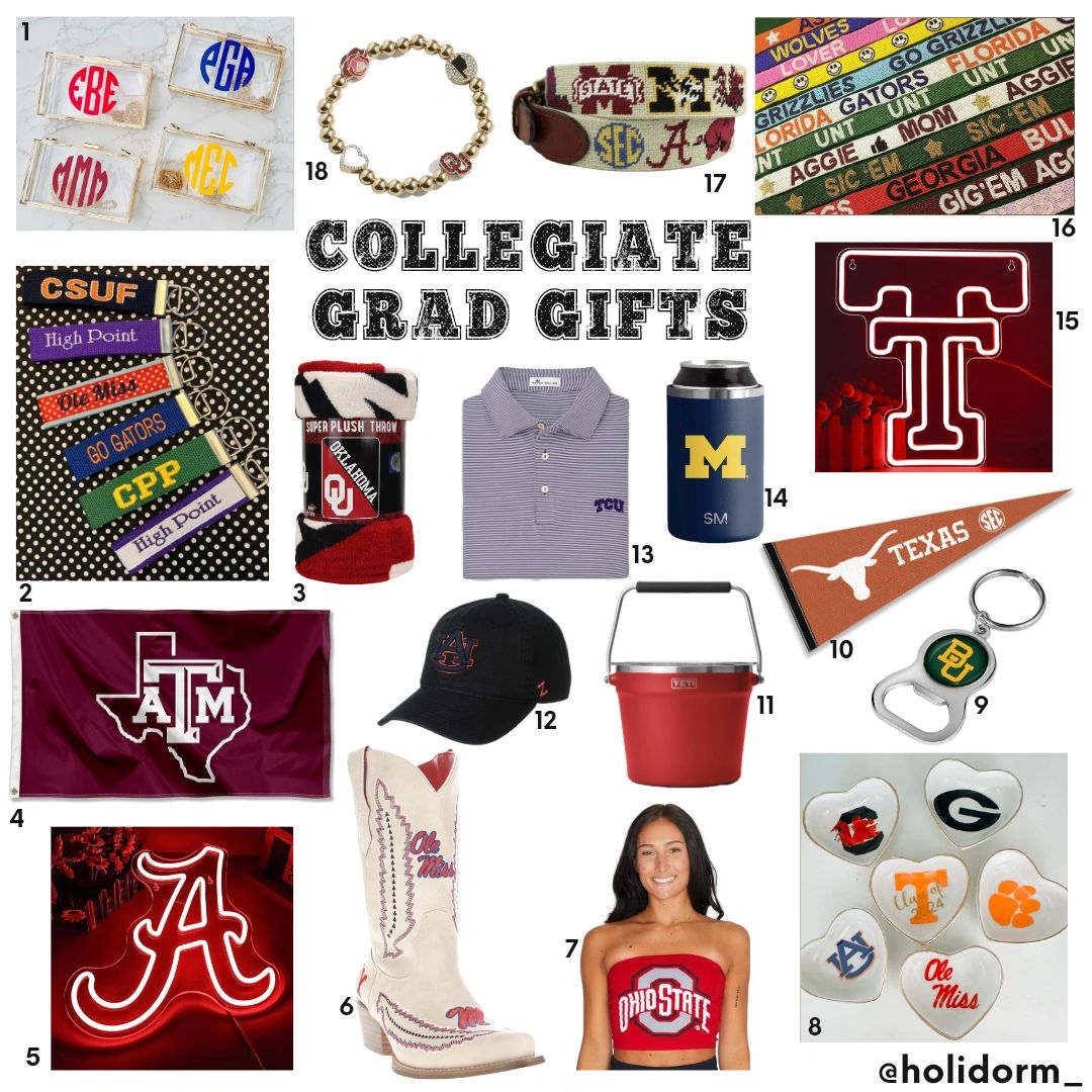College Themed Grad Gifts