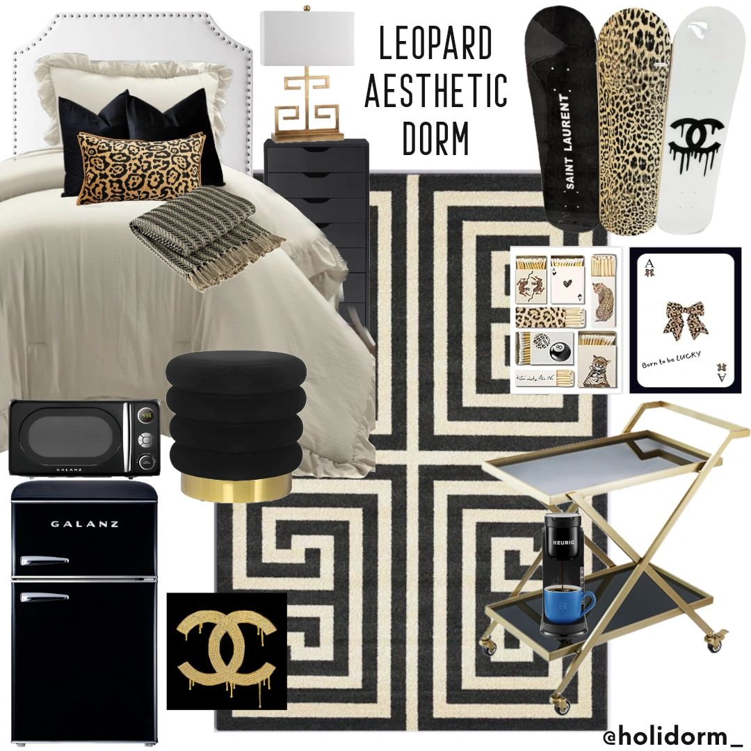 Leopard Dorm Room Decor
