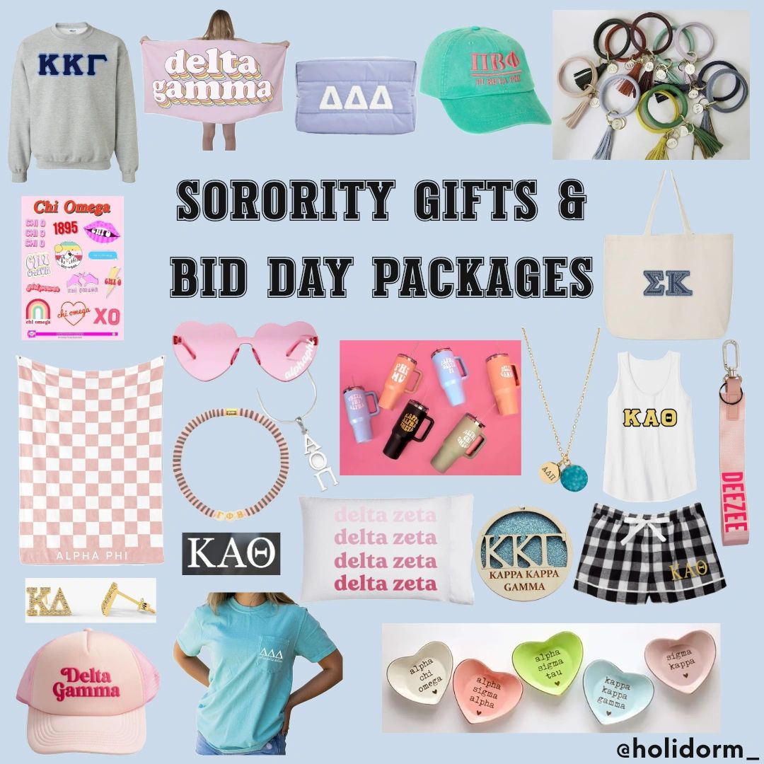 Sorority Gifts and Bid Day Packages 2025