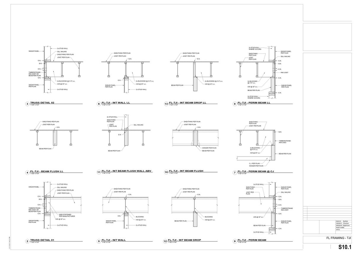 Floor Framing Details - TJI