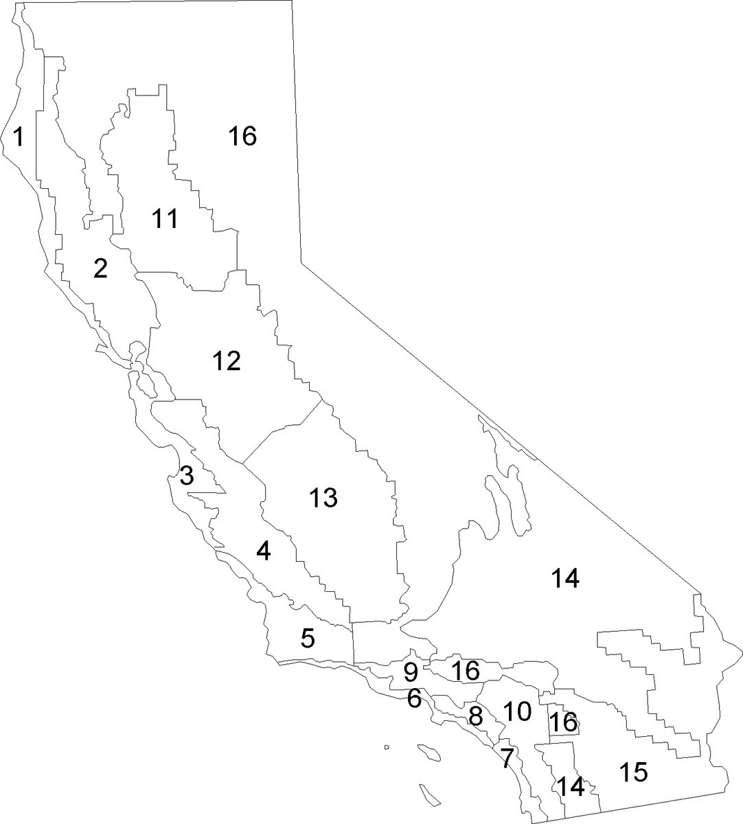 MAP - CLIMATE ZONES-CA