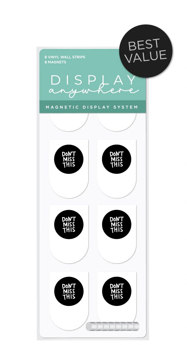 Display Anywhere 8 Pack Magnetic System