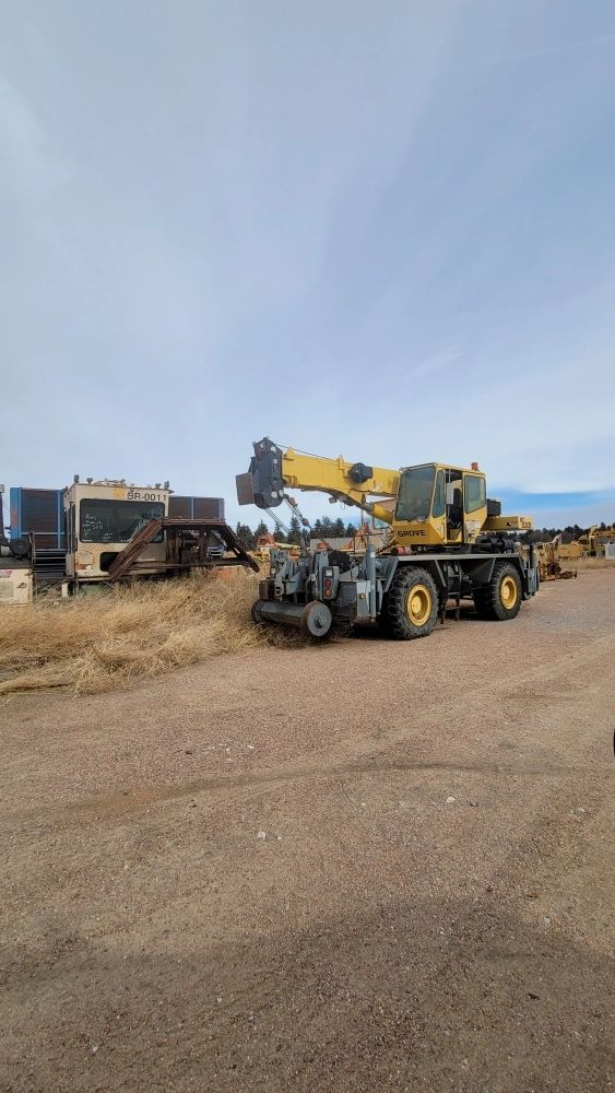 2002 GROVE RT53E ROUGH TERRAIN HI RAIL RAILROAD CRANE DUAL COUPLER