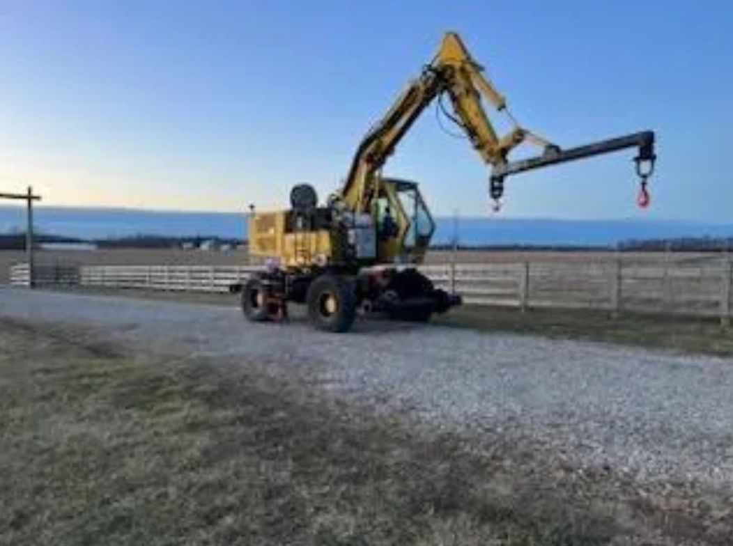 2012 GEISMAR KGT4RSC 360 HI-RAIL RAILROAD MOW EXCAVATOR CRANE