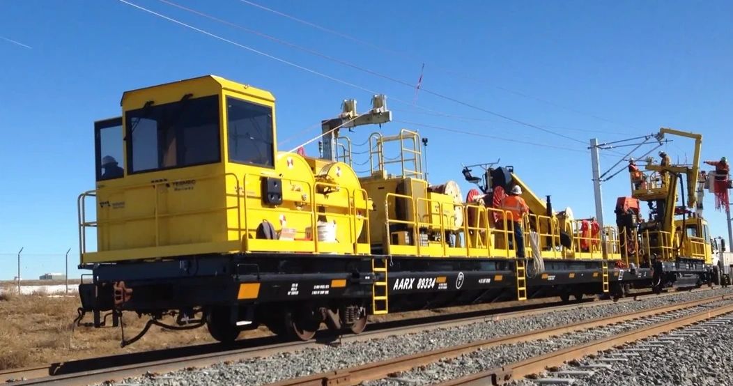 2013 RAIL BOUND RAILROAD OVERHEAD CATENARY Tesmec OCPC501 / CTSU204 ...