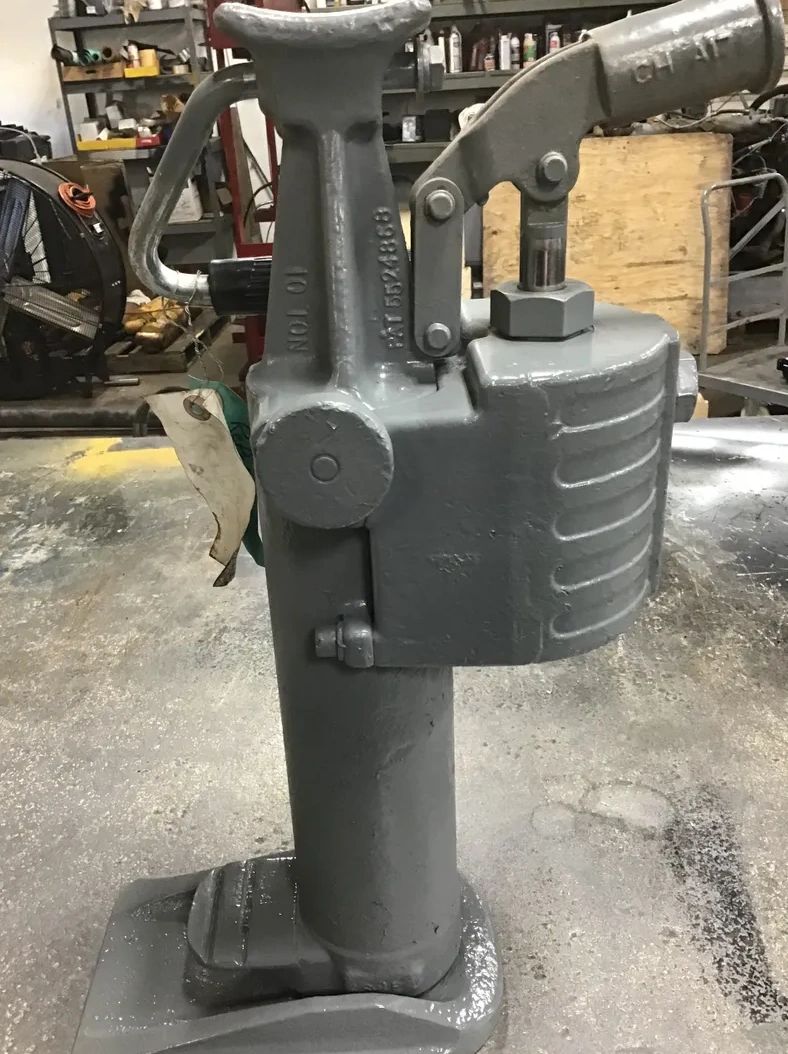 REBUILT TEN TON ENERPAC POWER-CLAW TRACK JACK