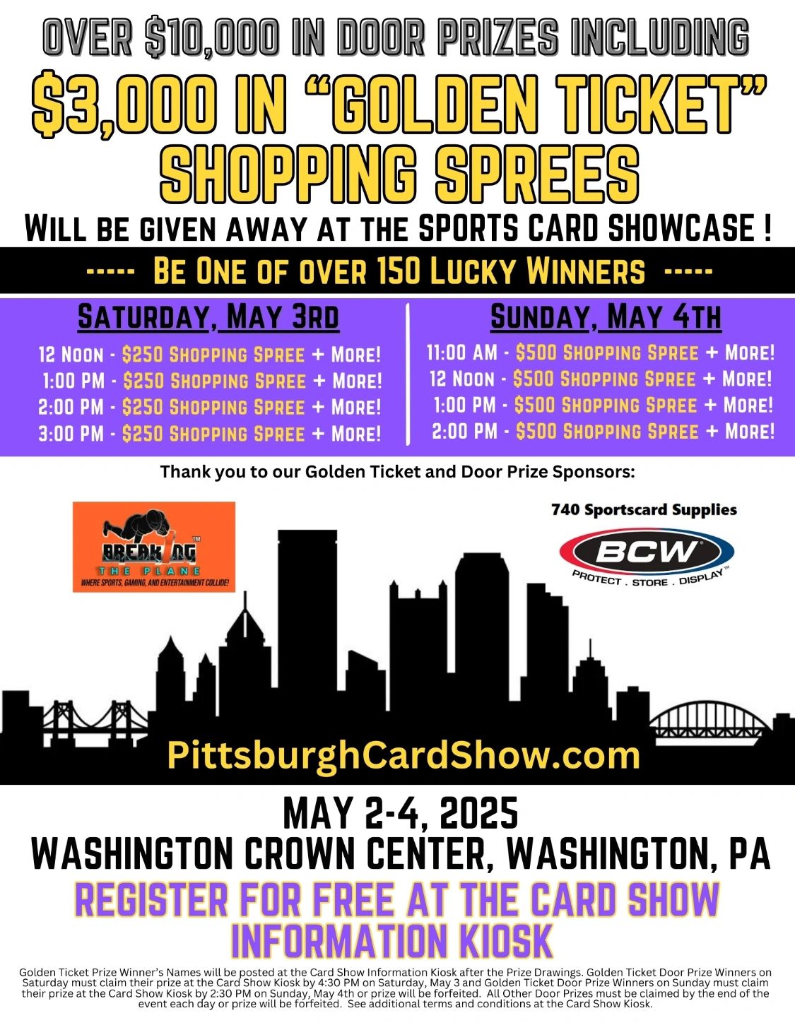Pittsburgh Card Show - Pittsburgh Cardshow, Sportscards