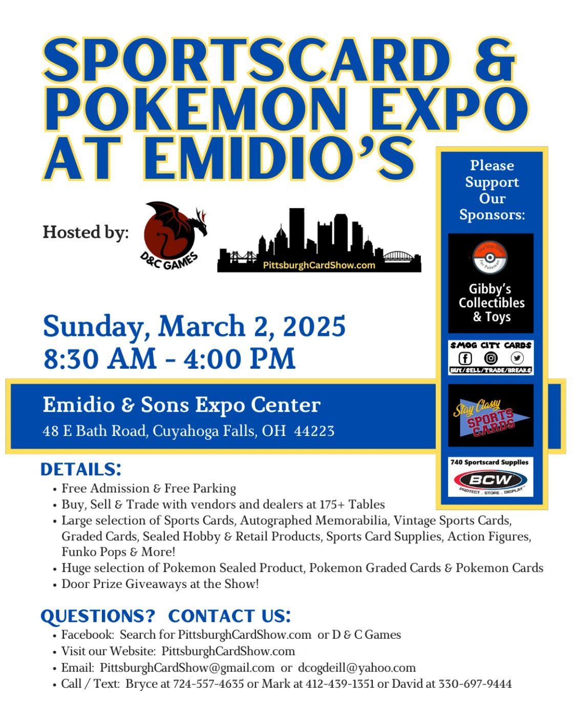 Pittsburgh Card Show - Pittsburgh Cardshow, Sportscards