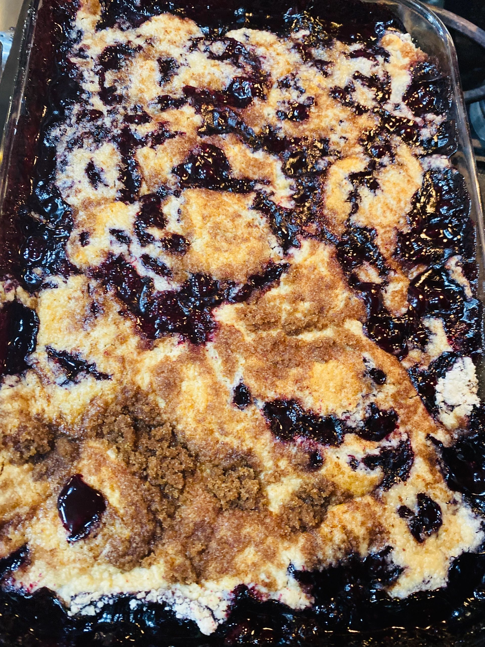 EASY BLACKBERRY COBBLER