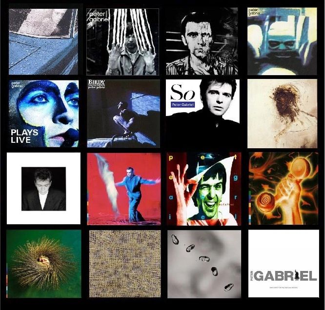 Peter Gabriel Album Covers