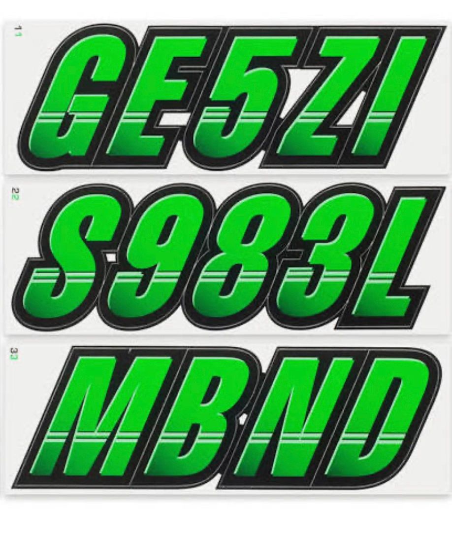 JetSki rego stickers