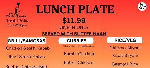 Saffron - Indian Restaurant - Waco, Texas