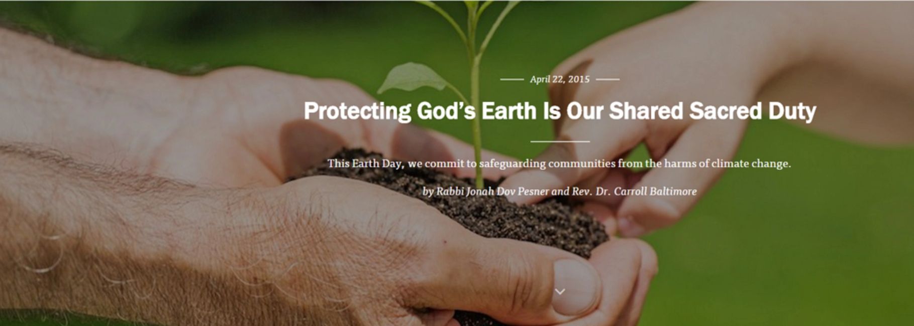 Safe Guarding Our Earth | GLOBAL ALLIANCE INTERFAITH NETWORKS, LLC