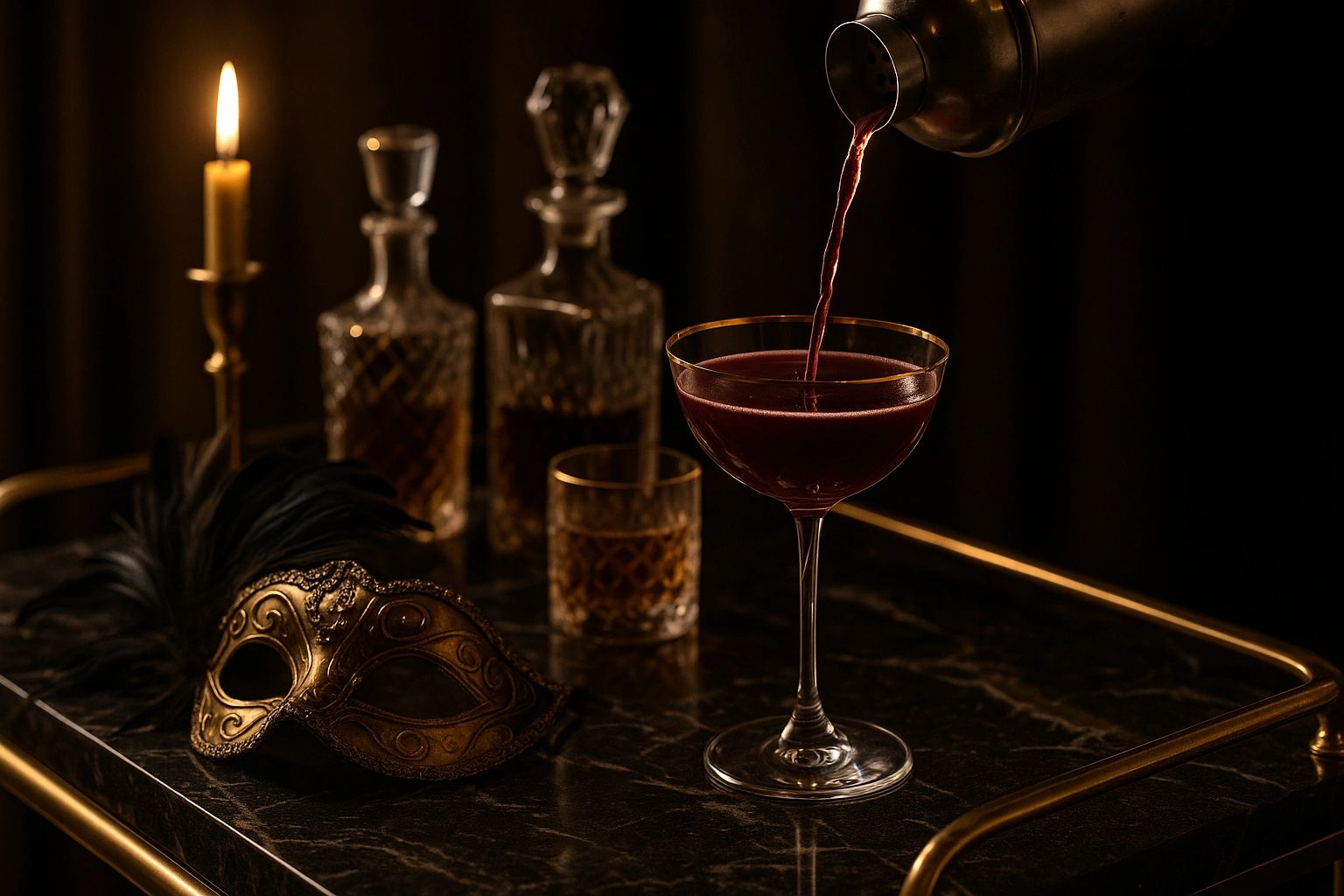 Masquerade Cocktails: Sip in Style and Elegance