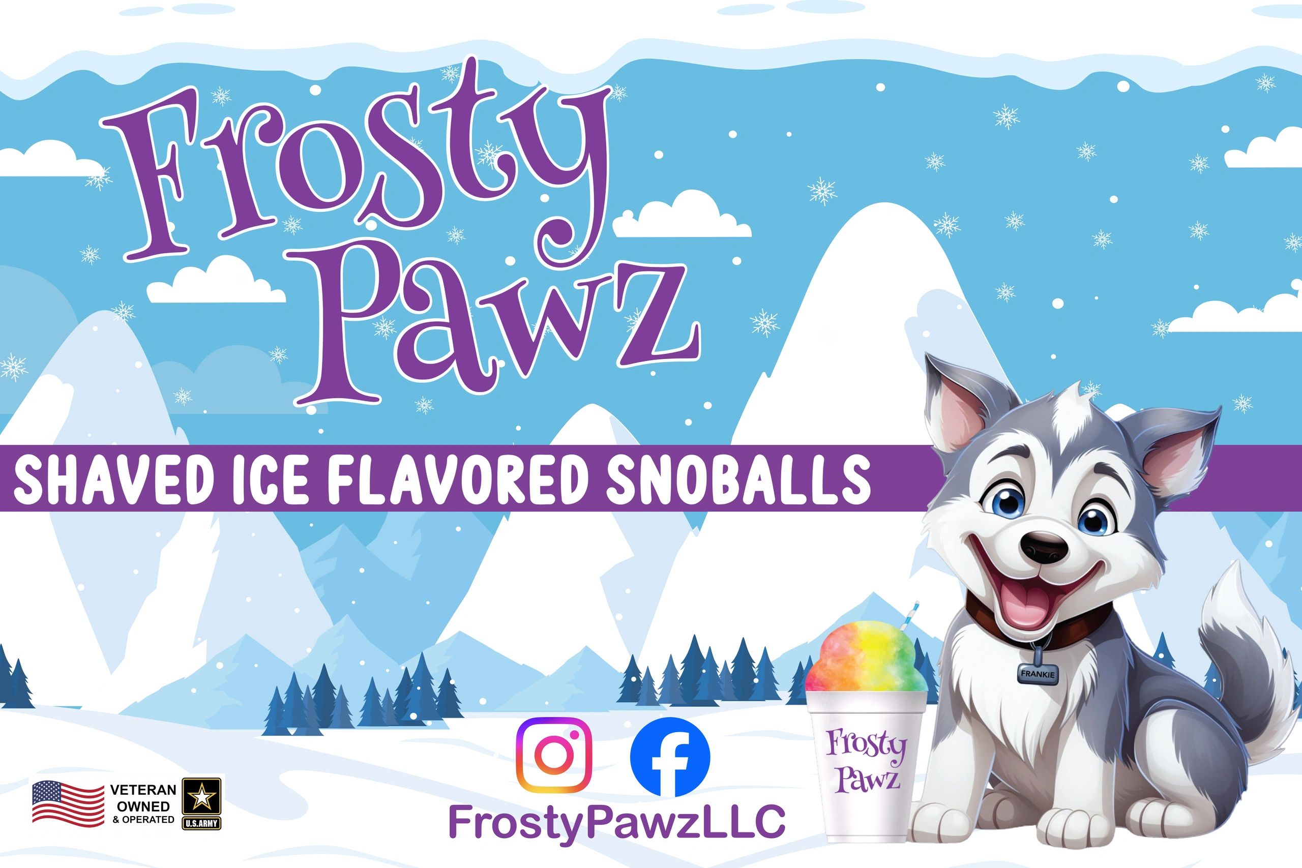 Shaved Ice Flavored Snoballs - Frosty Pawz