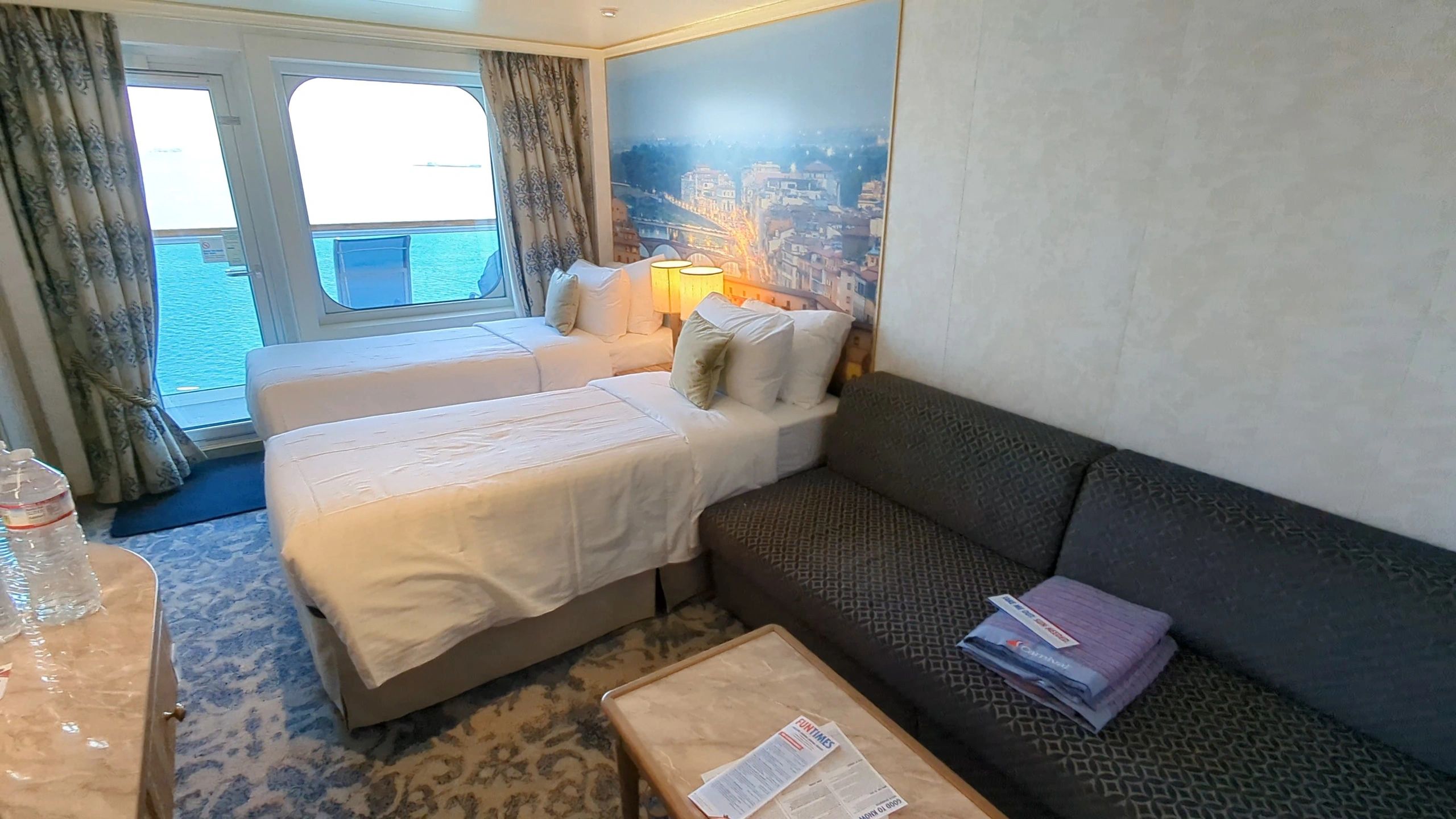 Carnival Firenze Balcony Stateroom Review and Pictures