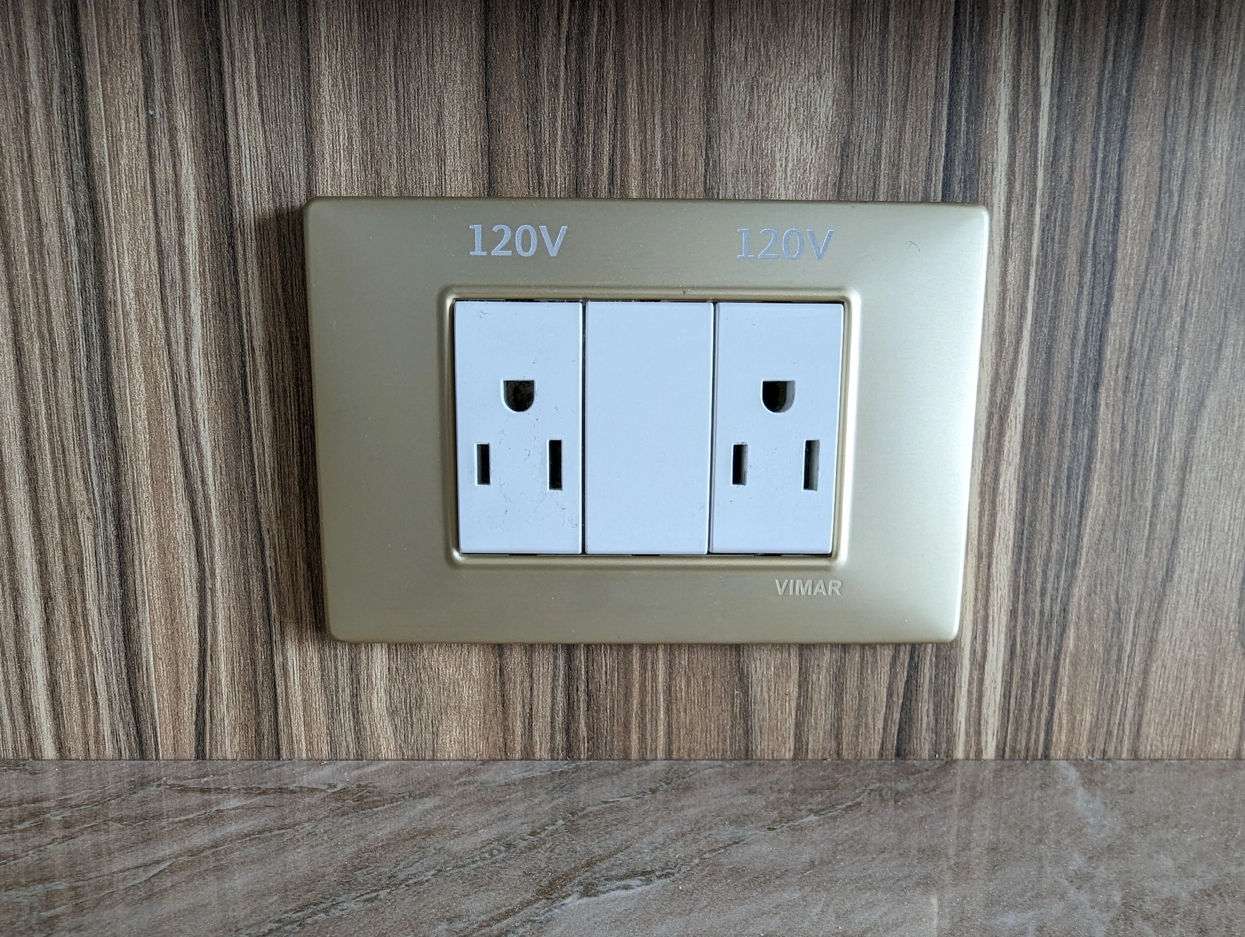 What Electrical Outlets are in the Carnival Firenze Staterooms?