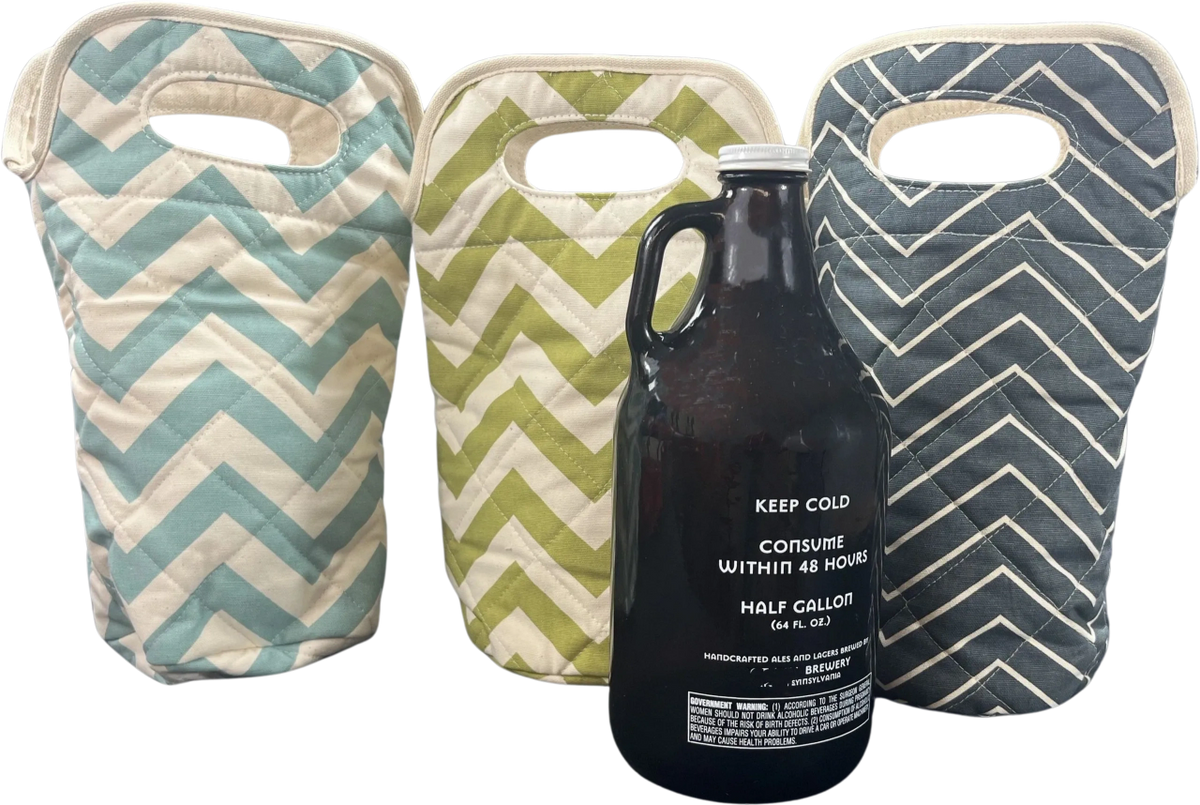 Quilted Growler Tote