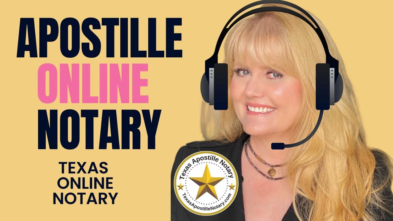 Get Your Texas Apostille Online with Ease – Remote Notary Service