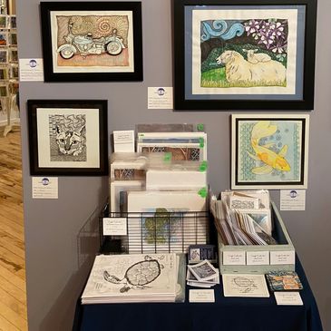 Tangle Turtle Art - Zentangle Inspired Art, Pen and Ink Drawings