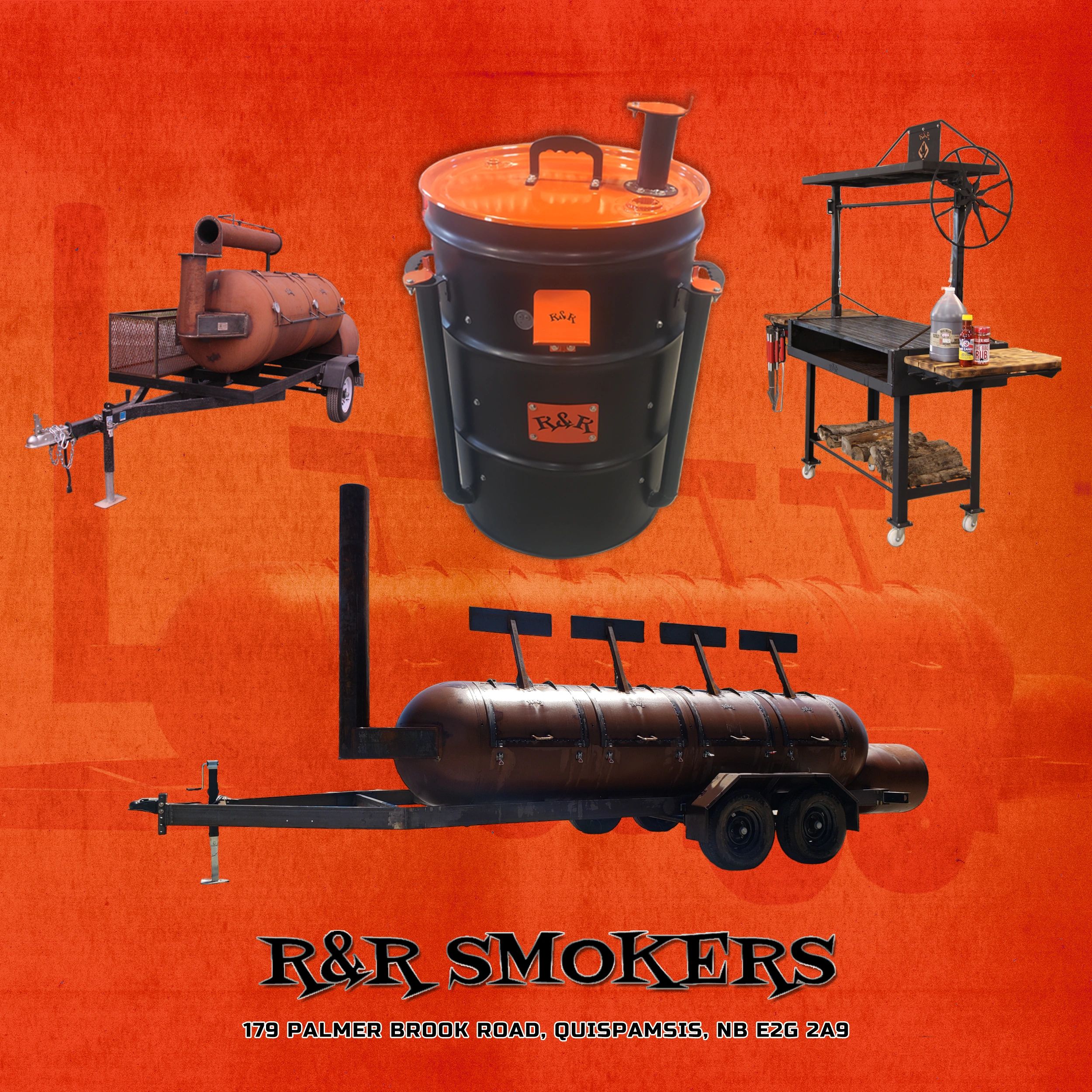 R&R SMOKERS - UDS Meat Smokers, BBQ Supplies, Ugly Drum Smokers