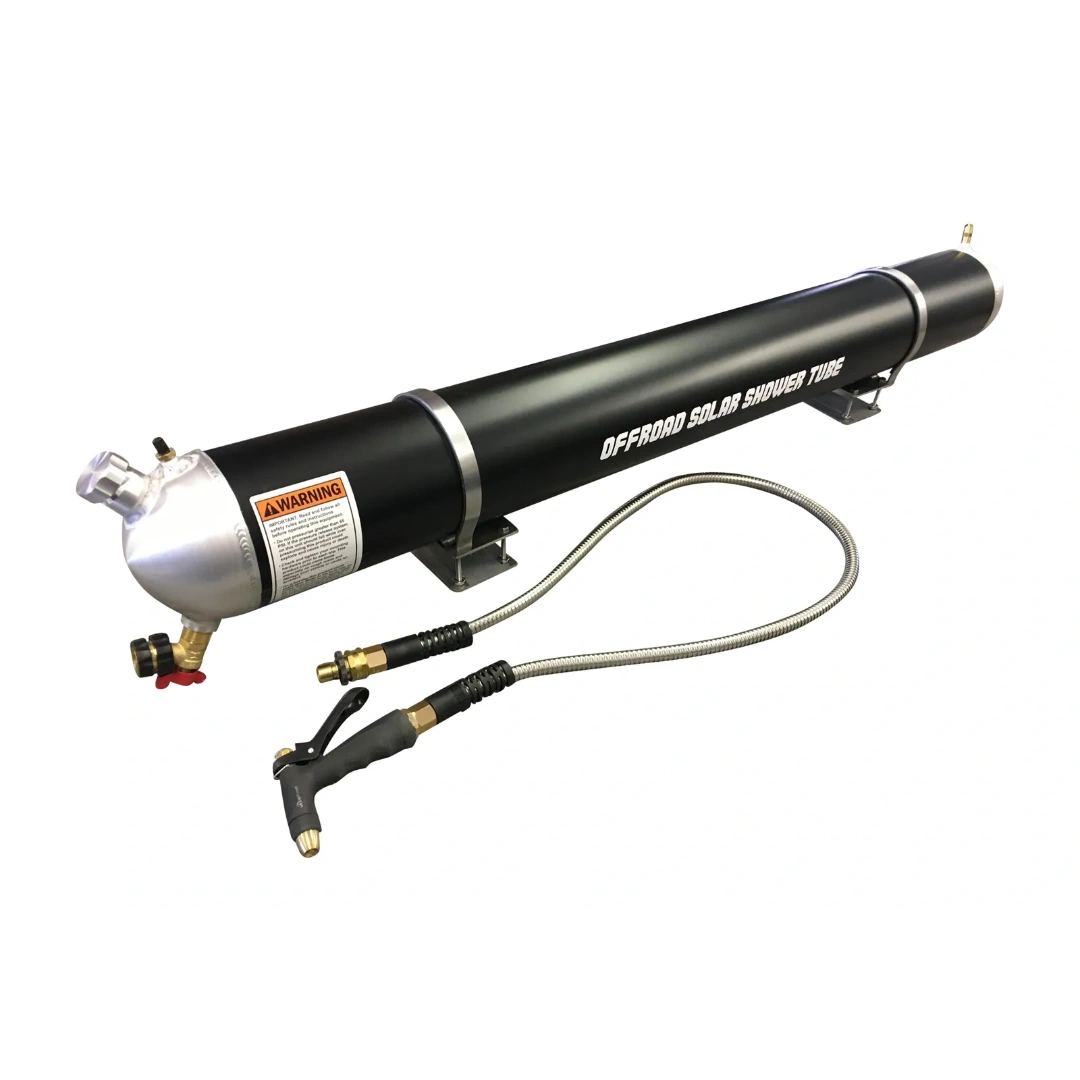 Offroad Solar Shower Tube - Air Pressurized 4.5 Gallon - Equipped with ...