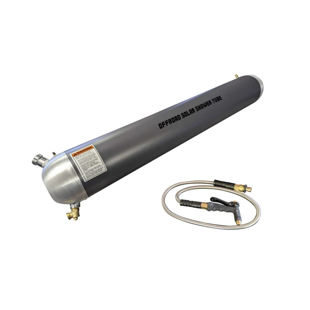 Offroad Solar Shower Tube - Air Pressurized 4.5 Gallon Portable Shower ...